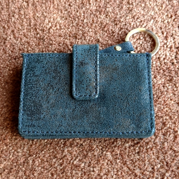 latico | Accessories | Latico Blue Expandable Card Holder | Poshmark